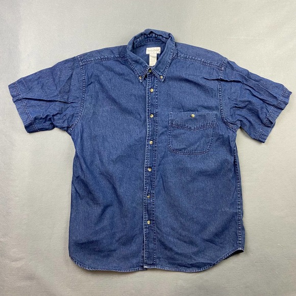 Sedgefield | Shirts | Vintage Sedgefield Denim Shirt Men Large Blue ...